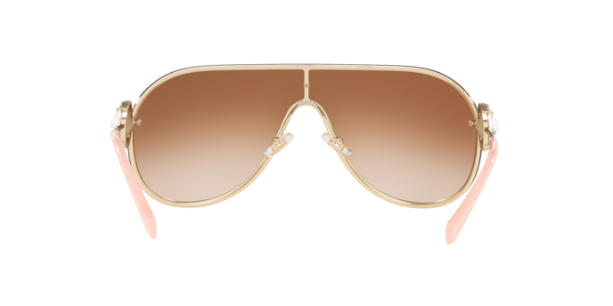 MU67US ZVN1Z1 Miu Miu Gold/Brown – SunglassHut UAE